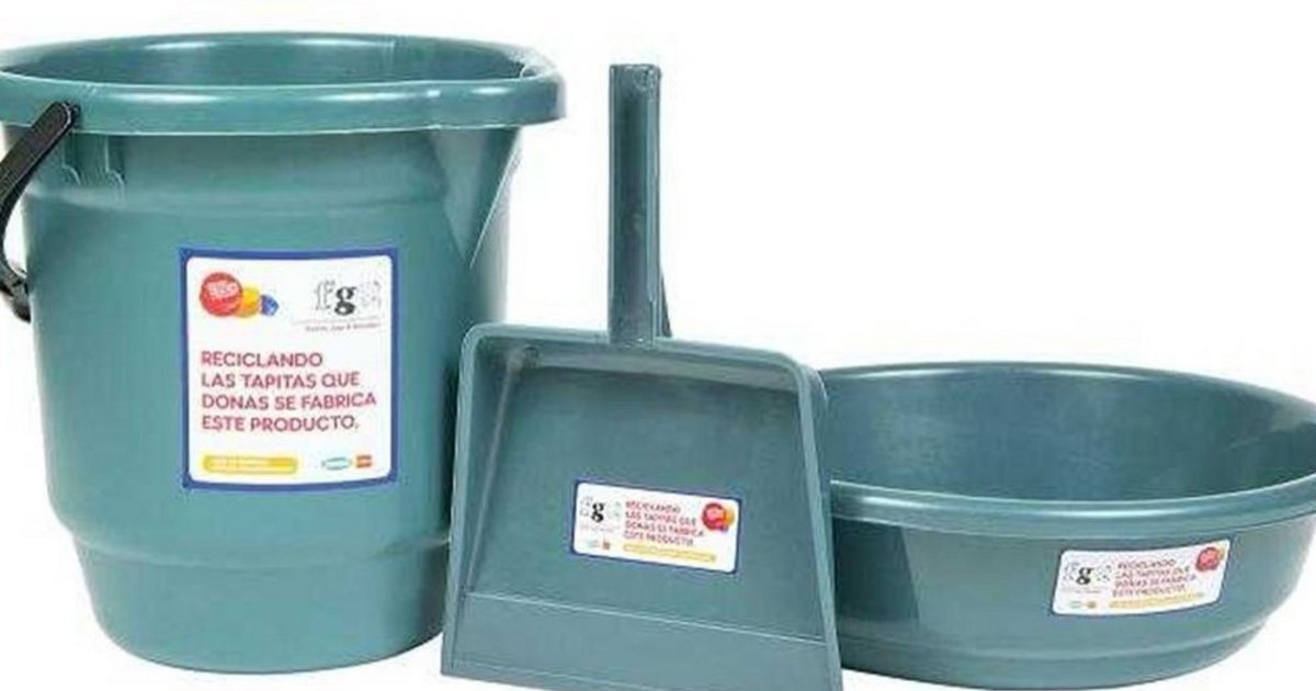La fundación Garrahan presentó el Ecokit hecho con tapitas plásticas