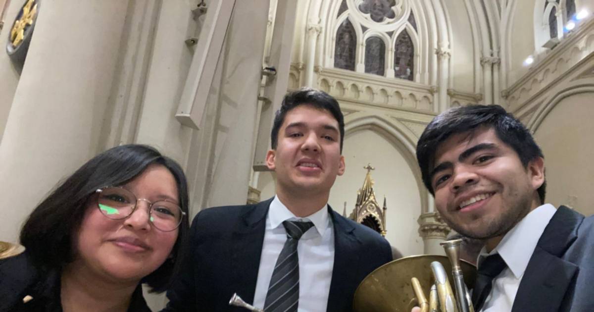 Enzo, de la banda de música de su colegio en La Merced a la Orquesta ...