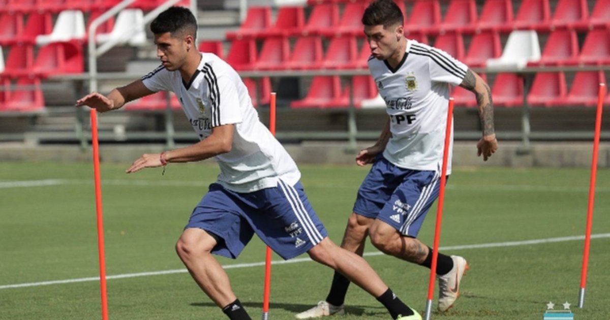 Scaloni prepara varios cambios ante México Scaloni prepara varios cambios ante México