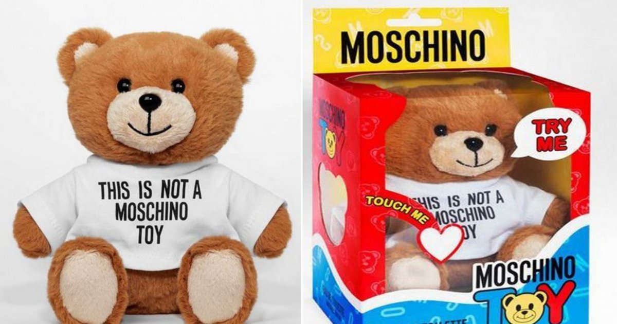 Un oso de peluche contiene la nueva fragancia de Moschino