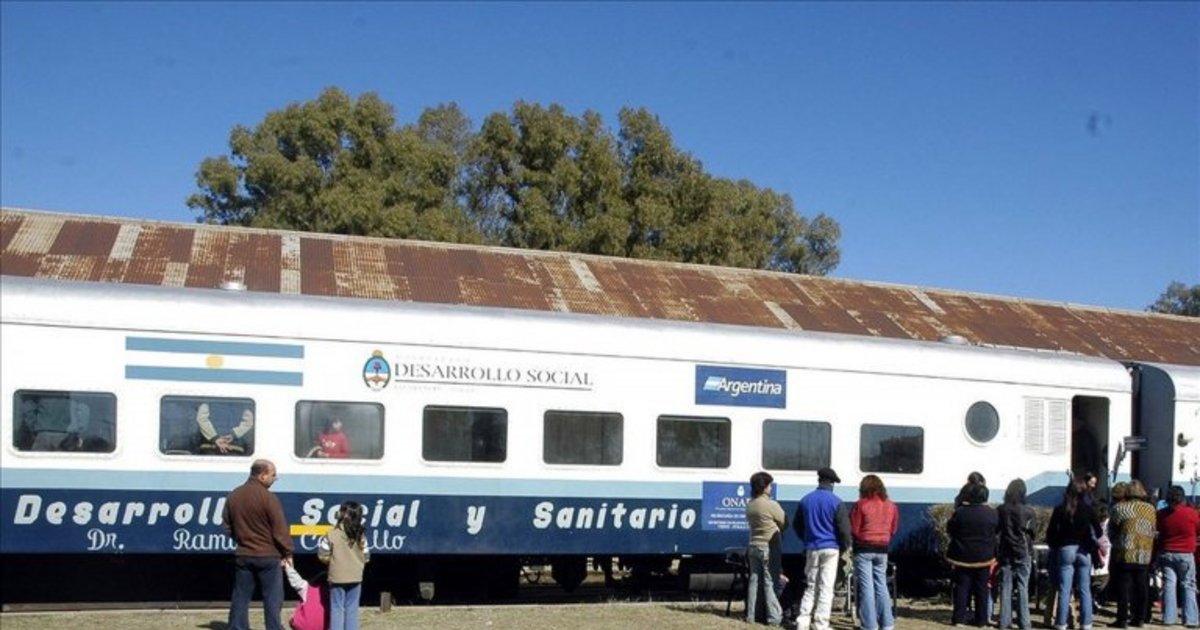 Llega al norte el Tren de Desarrollo Social y Sanitario Eva Perón