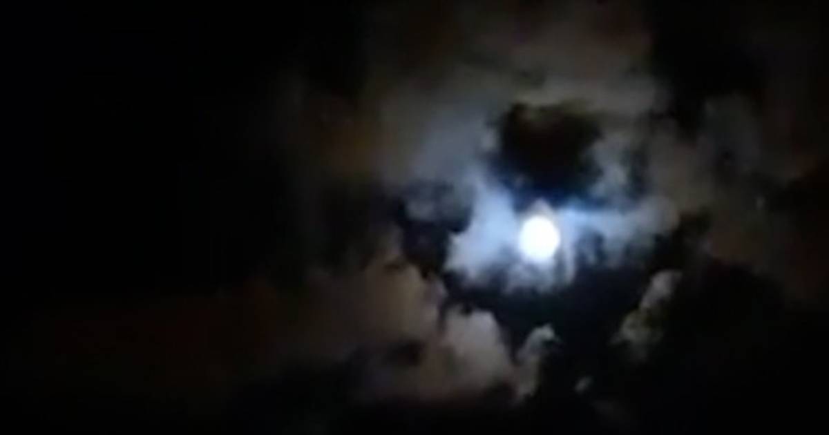 Video. Asombroso: la increíble silueta de Maradona reflejada entre las ...